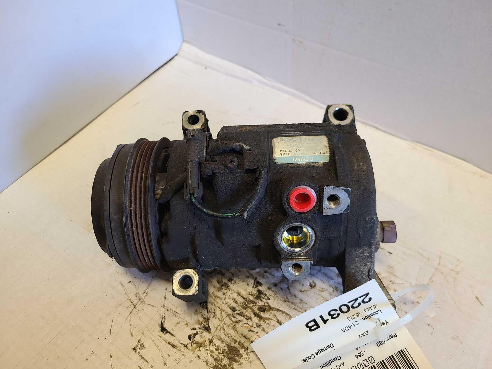 2002 Chevy Avalanche AC Compressor Assembly OEM 89024907 | eBay