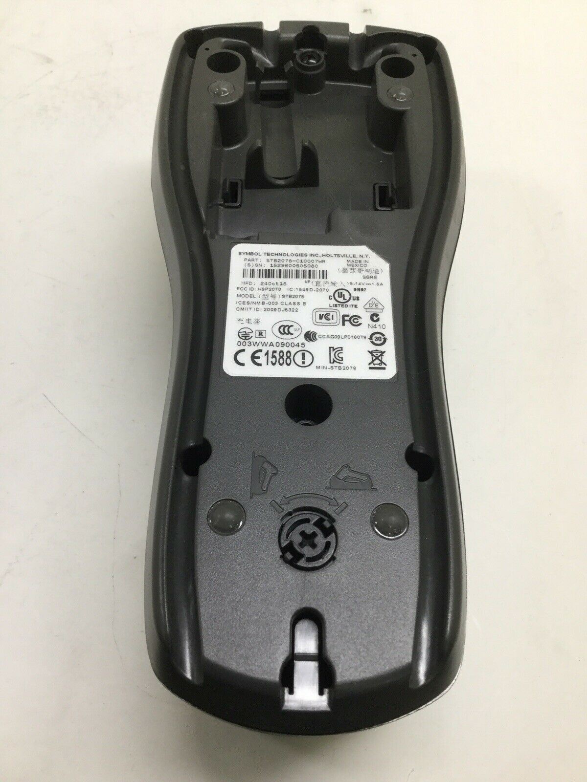 Motorola Symbol Barcode Scanner STB2078 -C10007WR Base Charger | eBay