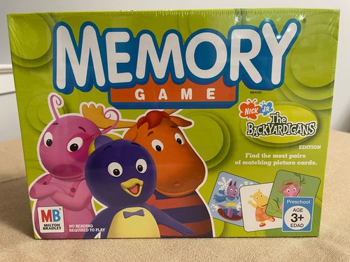 Memory Kids Game Nick Jr. The Backyardigans Milton Bradley NEW IN BOX ...