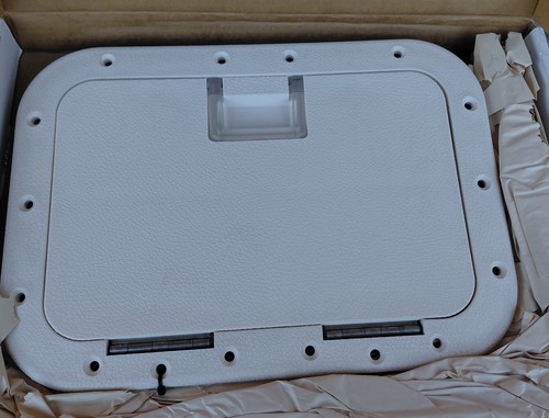 8" X 12" Marine Access Hatch Boat Hatch Lid Deck Access Hatch Lid NOB ...