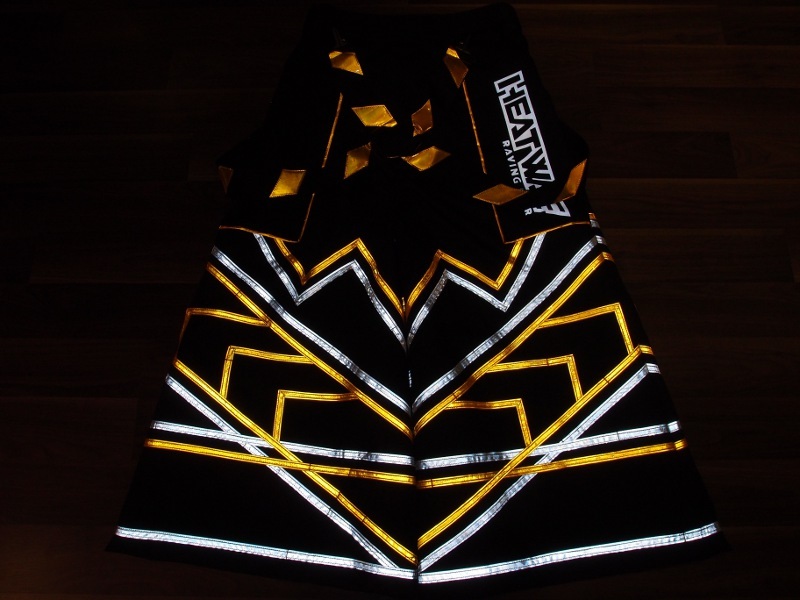 Heatwave phat pants rave gear reflective dance wear hardstyle reflector ...