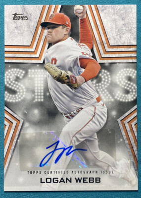LOGAN WEBB 2023 Topps Series 2 Baseball Stars #BSA-LW Auto San ...