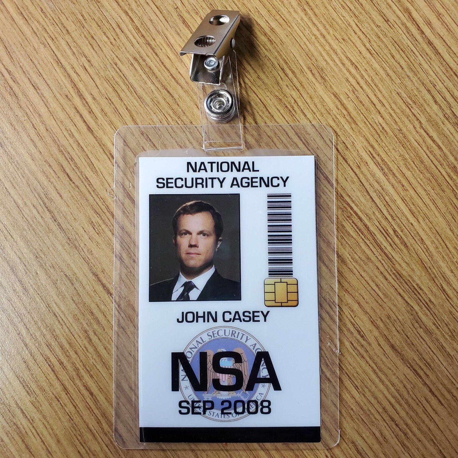 Chuck TV Series ID Badge-NSA John Casey prop costume cosplay | eBay