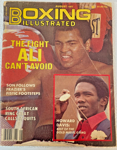 Boxing Illustrated August 1977 The Fight Ali Can’t Avoid | eBay