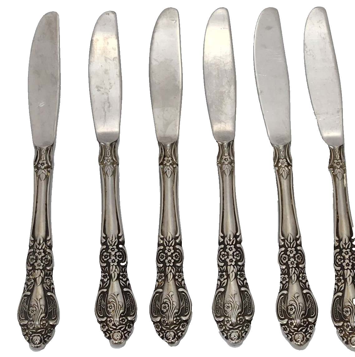 Vintage SPRINGTIME Stainless Dinner Knives 8 3/4" Flatware JAPAN Set of ...