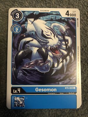 Gesomon - BT5-023 - Common - Blue - Battle of Omni - Digimon CCG | eBay UK