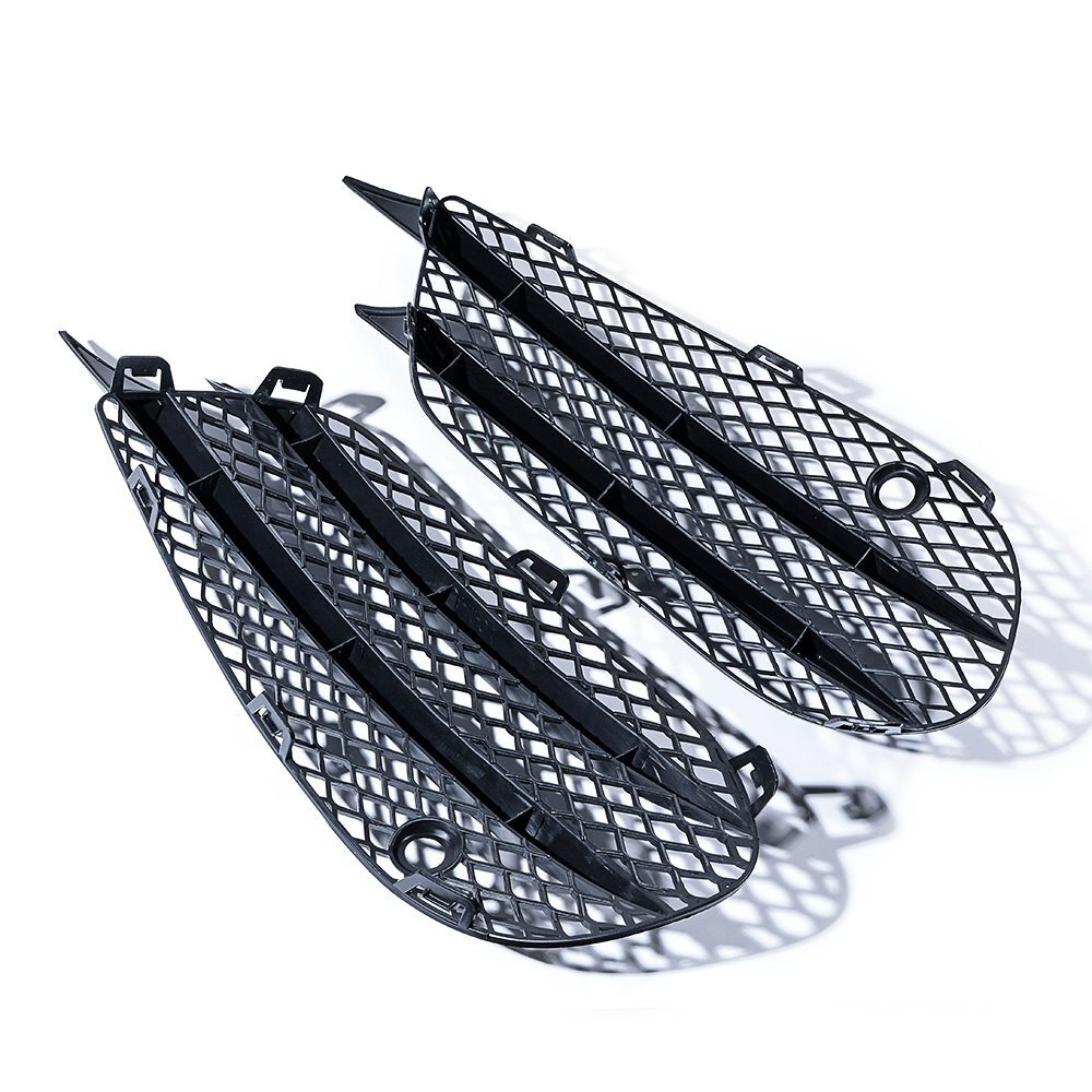 Front Fog Light Grill Air Vent for Mercedes W205 C43 AMG C200 C300 4 ...
