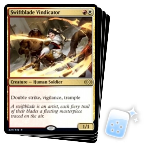 SWIFTBLADE VINDICATOR X4 Double Masters Magic MTG MINT CARD | eBay