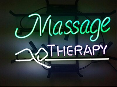 Massage Therapy Neon Light Sign 20"x16" Lamp Glass Decor Space Wall ...