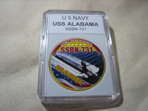 US NAVY SUBMARINE- USS ALABAMA / SSBN-731 Challenge Coin | eBay Australia