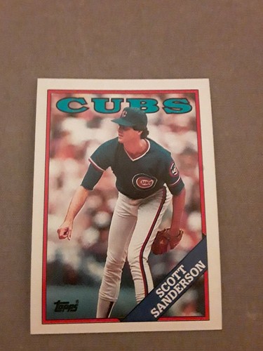 1988 Topps Scott Sanderson baseball card #311. Chicago Cubs. | eBay