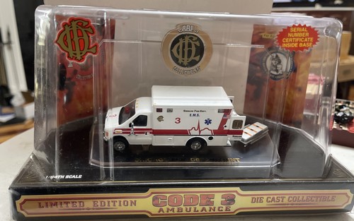 Code 3 1/64 ~ Chicago Ford E-350 Ambulance 3 (12056)~ NIB | eBay