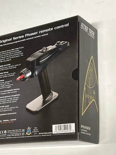 Star Trek PHASER Universal Remote Control Prop by The Wand Company New ...
