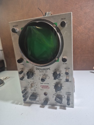 Vintage EICO Model 460 Oscilloscope DC Wide Band - Untested | eBay