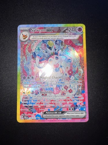 Sylveon EX Sir Prismatic Evolutions Card 156/131 Mint Condition | eBay UK