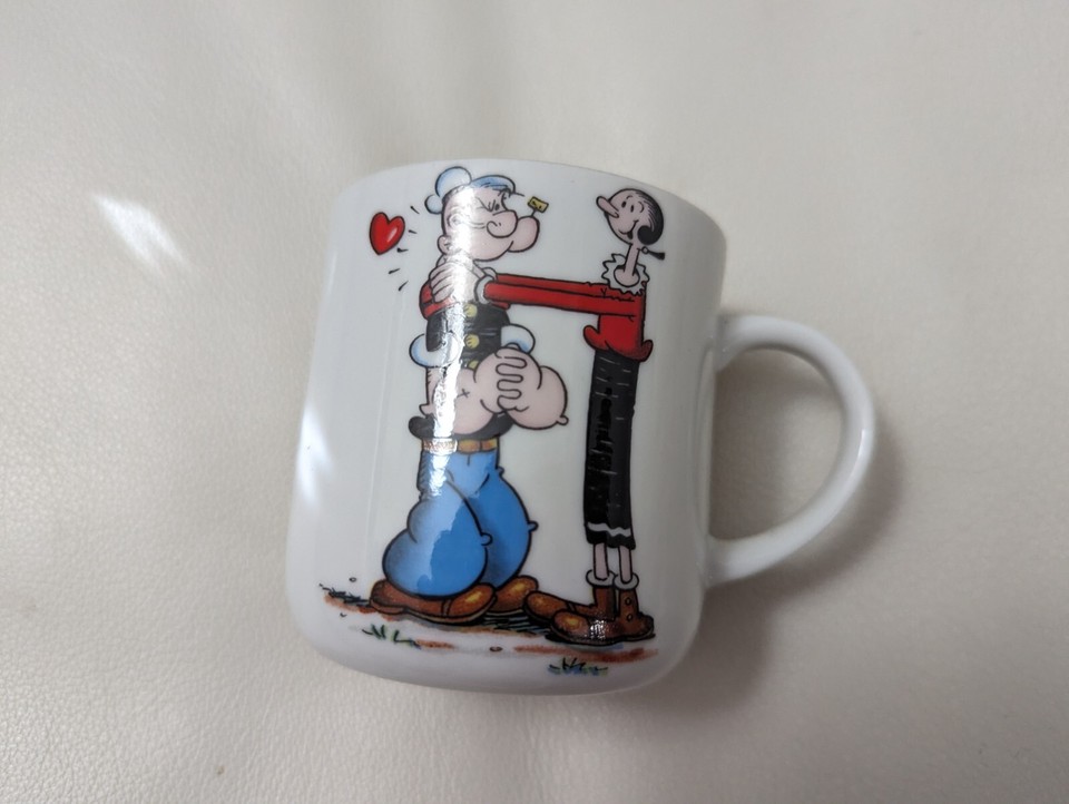 POPEYE Olive Oyl WIMPY Coffee Mug King Features 1980 | eBay