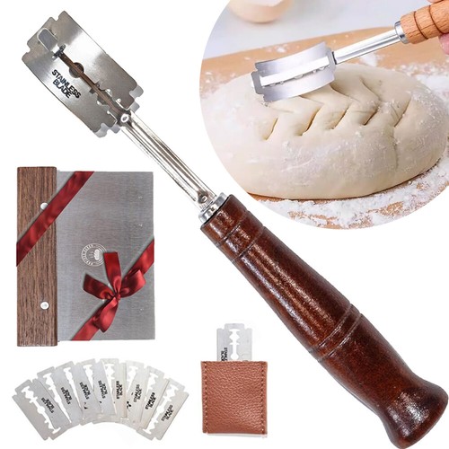 For Baker Bread Baking Tools Set Bread Making Cutter Lame Dough Scraper ...