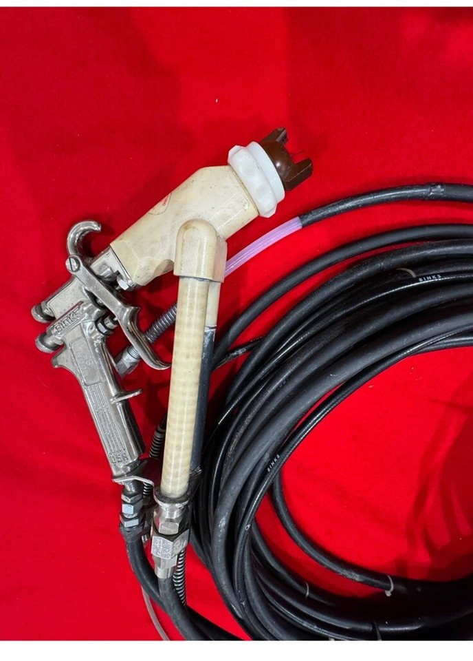 Binks Model 85 Electrostatic Painting Spray Gun & Hose | eBay