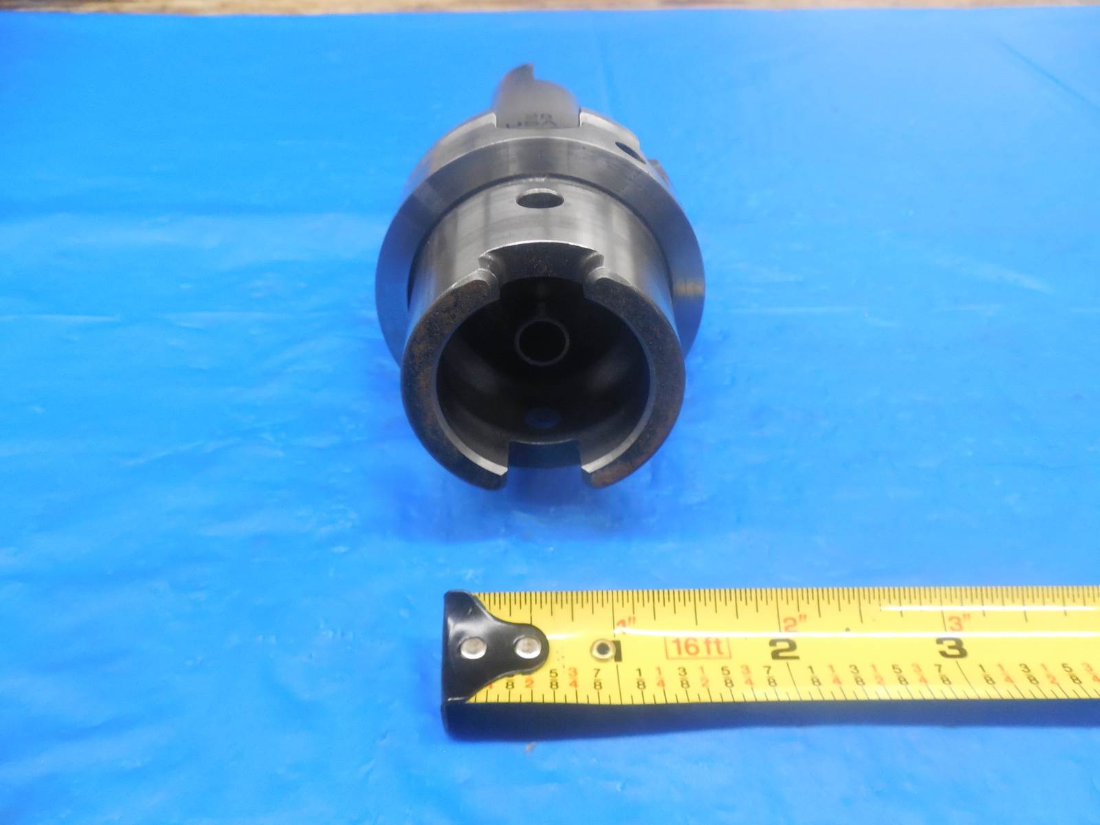 HSK63A INTEGRAL COOLANT THRU 2 FL CARBIDE TIPPED END MILL TOOL HOLDER ...