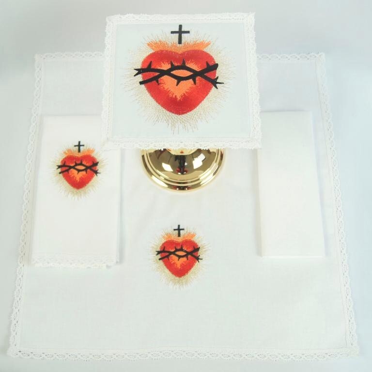 Altar Linen Full Set Pall Corporal Purificator Lavabo 100% cotton ...