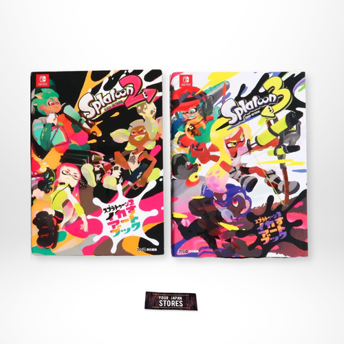 Nintendo Splatoon Ikasu Art Book Set of 2 - Splatoon2 & Splatoon3 B5 ...