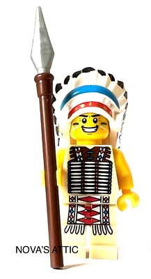Western Native American Red Indian Chief Minifigure | eBay UK
