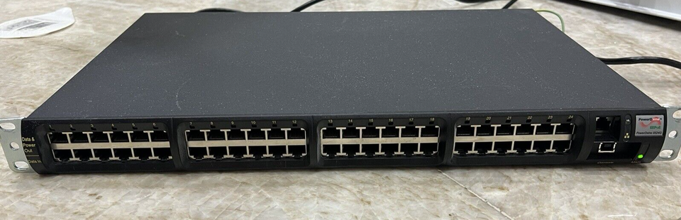 PowerDsine 9524G 24 ports, 60W, IEEE 802.3at-compliant, EEPoE PoE ...