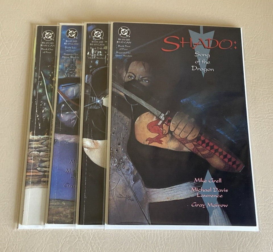 Shado: Song of the Dragon #1-4 (1992) DC Comics Complete Set | eBay