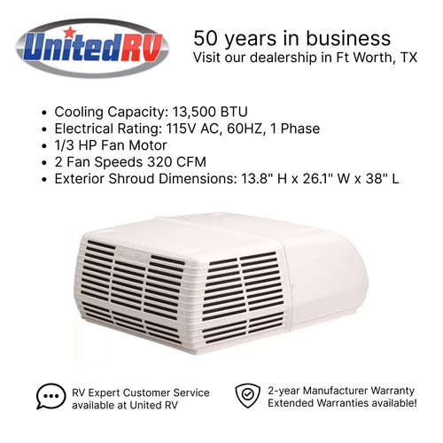 Coleman | Mach 3 RV Air Conditioner | 48203-066 | 13,500 BTU ...