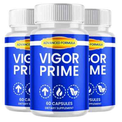 (3 Pack) Vigor Prime Pills, Maximize Energy, Vitality & Stamina 180 ...