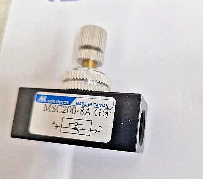 1/4 Bsp Flow control Valve, Uni Directional Aluminium body one way ...