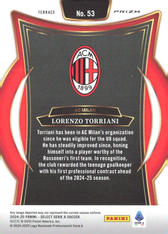 2024-25 Select Serie A Lorenzo Torriani #53 Flash Prizm | eBay