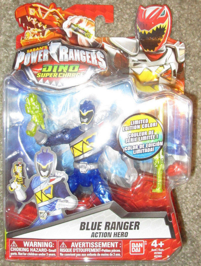 POWER RANGERS DINO SUPERCHARGE BLUE RANGER 97602 KODA LIMITED EDITION ...