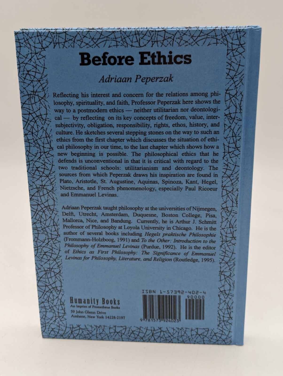 Contemporary Studies in Philosophy and Human Sciences Ser.: Before ...