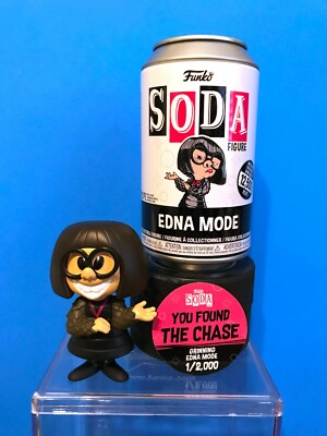 Funko Soda Can Edna Mode Grin Grinning Chase LE 2000 Figure Incredibles ...