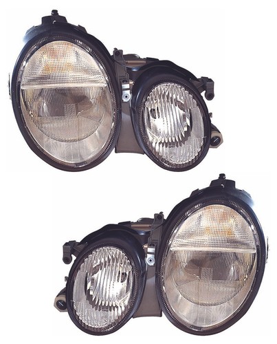 For 1998-2003 Mercedes Benz CLK Headlight HID Set Driver and Passenger ...