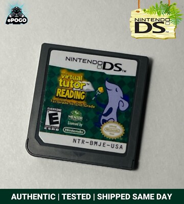 My Virtual Tutor Reading 1st - 2nd (Nintendo DS 3DS DSi) Authentic Game ...
