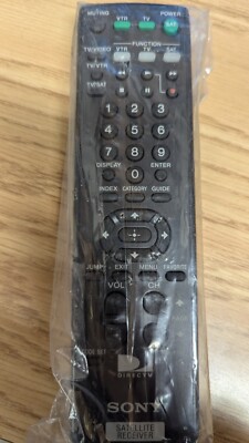 Sony DSS Satellite Receiver Remote Control RM-Y139 New Sealed Direct TV ...