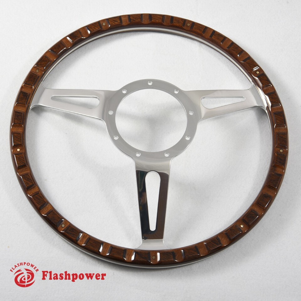 13“ Classic Wood Steering Wheel Restoration Vintage Triumph Spitfire ...