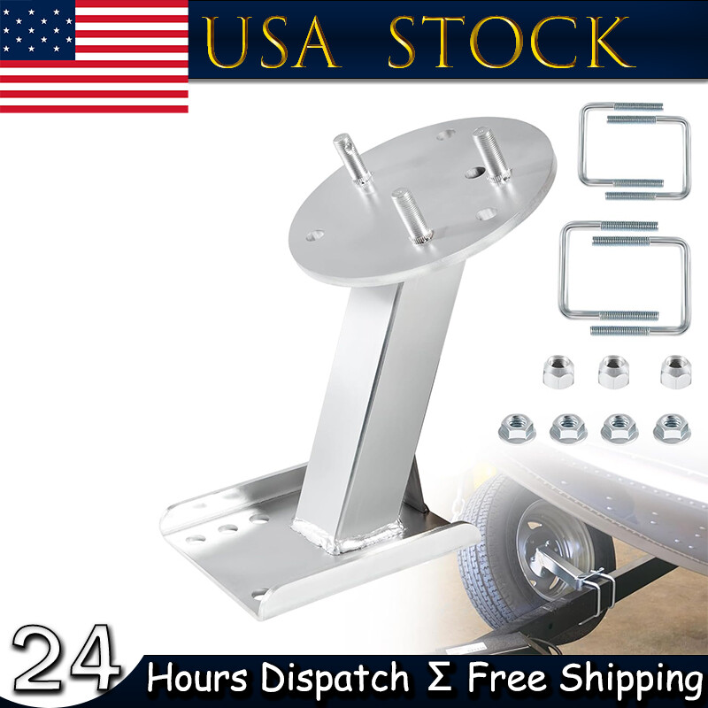 Spare Tire Carrier for Shorelander/ Boat Trailer Frame Mount Fit 4 5 6 ...