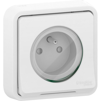 Prise de courant blanche encastrée étanche Mureva | eBay