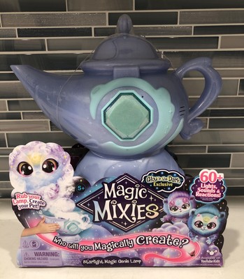 Magic Mixies Genie Lamp Glow In The Dark 8” Plush Toy Starlight ...