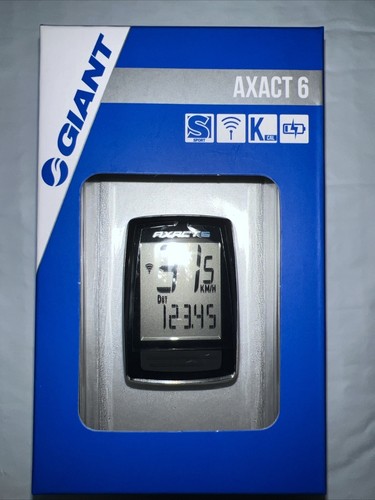 Giant Axact 6 Wired Cycle Computer New In Box | eBay