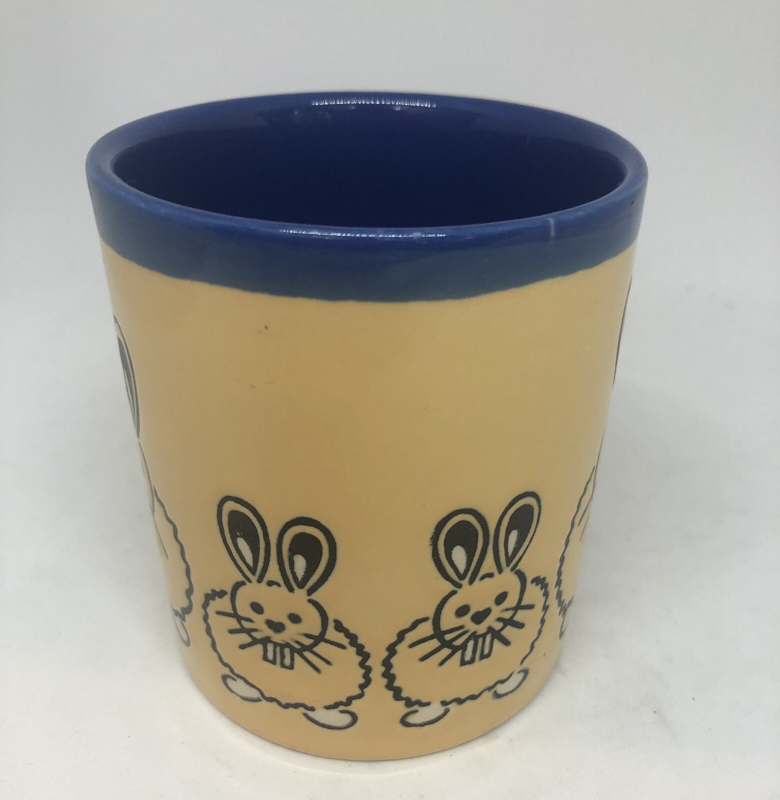 MUG - JUST MUGS ENGLAND - RABBITS IN EX CONDITION BLUE GLAZE INSIDE | eBay