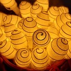 Vintage String Lights 35 lights Thai Real Silk Cocoon Handmade DIY ...