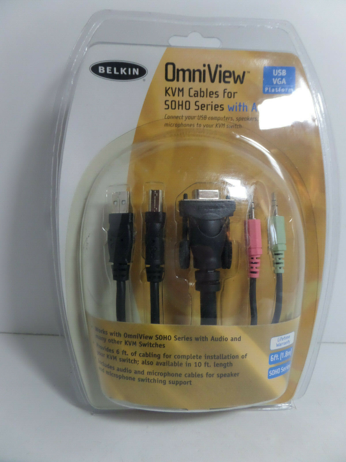 2021 spring and summer new Belkin OmniView KVM cables for SOHO series ...