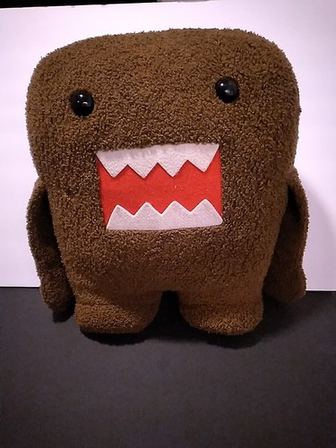 DOMO Very Rare Giant 15" Brown Plush Stuffed Toy Animal Doll | eBay