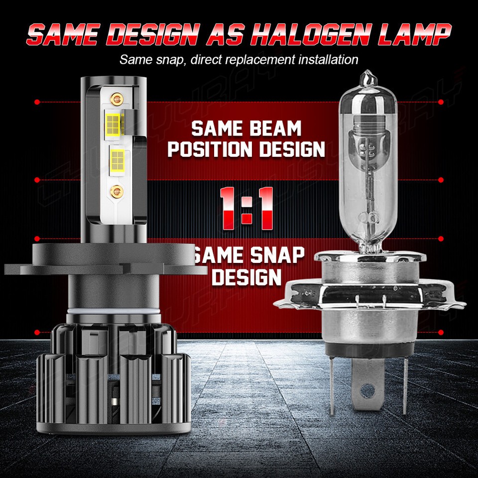 For Nissan Hardbody D21 Pickup 2X 5X7" 7x6" inch 6000K LED Headlights ...