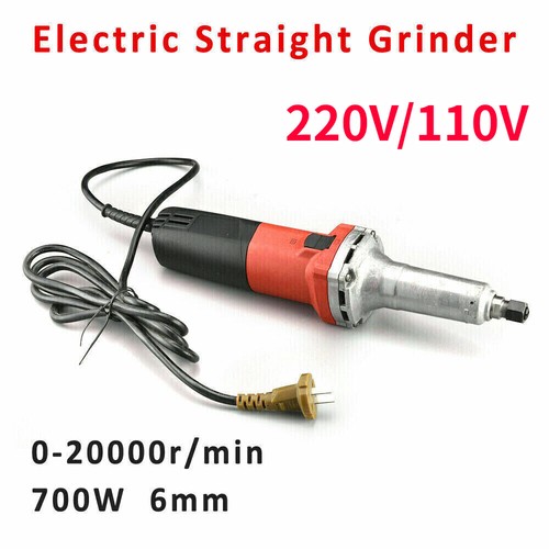 700W Handheld Electric Straight Die Grinder Variable Speed Grinding ...