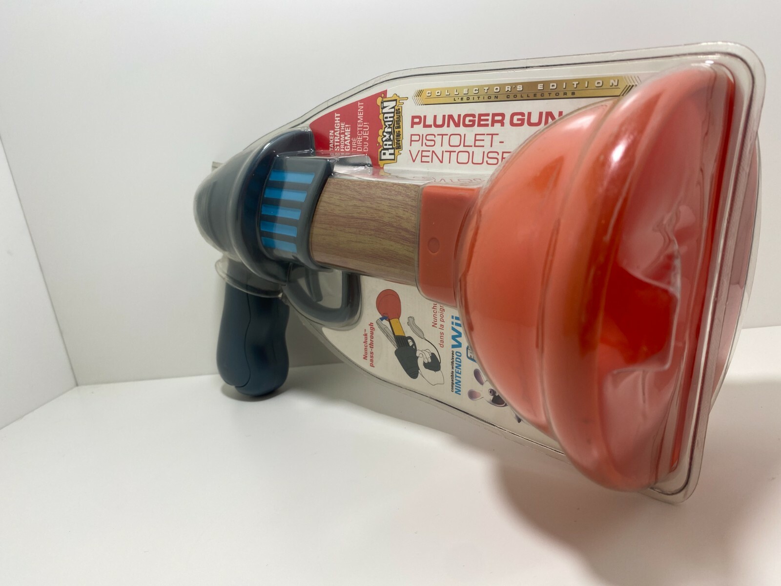 Nintendo Wii Rayman Rabbids Plunger Gun NEW Collectors MINT RARE ...